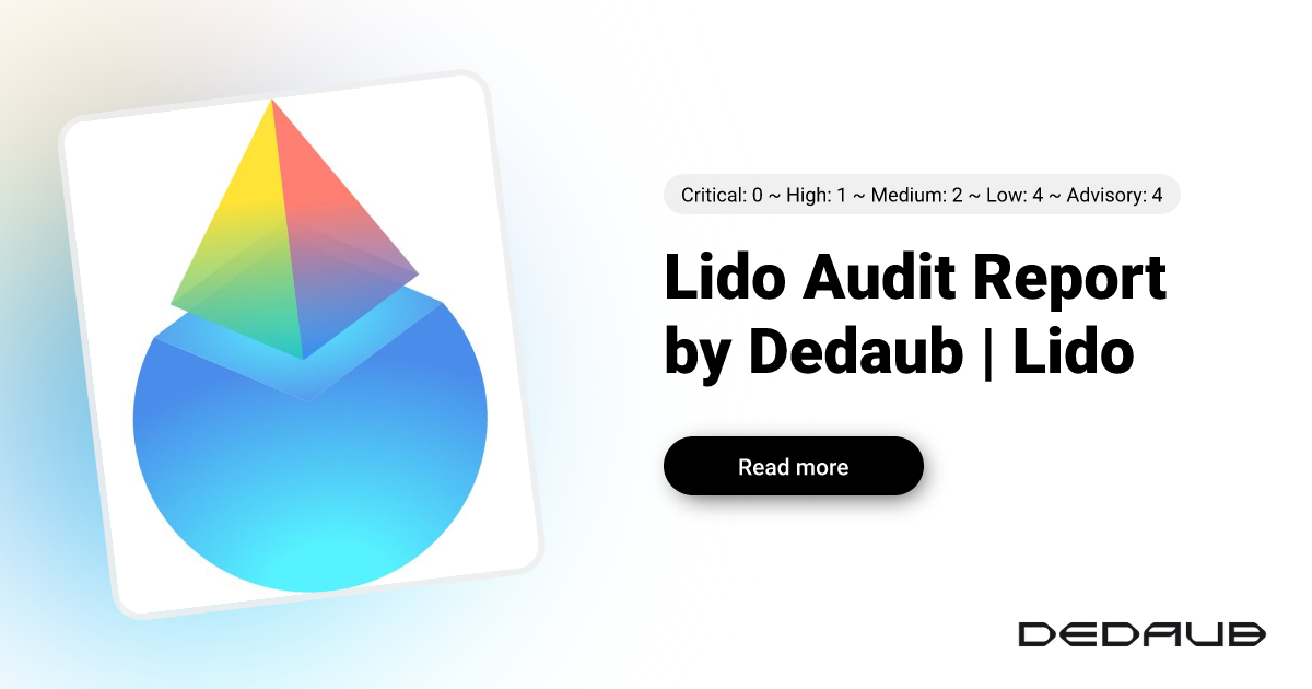 Lido Avalanche Re-audit Smart Contract Audit Report - November 2022 ... Lido Avalanche Re-audit Smart Contract Audit Report - November 2022 ...